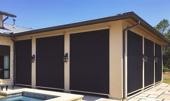 Elite Patio Roll Shades | Custom Outdoor Solutions | Polar Shades