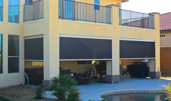 Elite Patio Roll Shades | Custom Outdoor Solutions | Polar Shades
