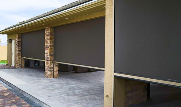 Elite Patio Roll Shades | Custom Outdoor Solutions | Polar Shades